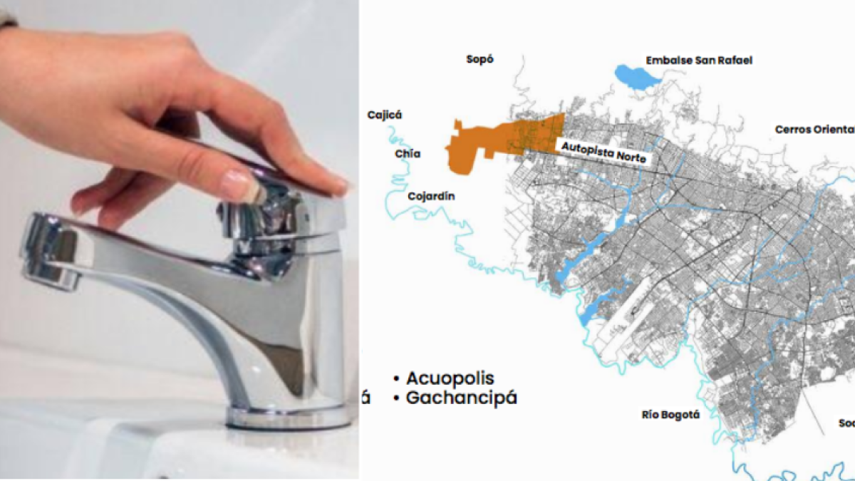 Racionamiento de agua en Bogotá los barrios que tendrán cortes este sábado de enero de