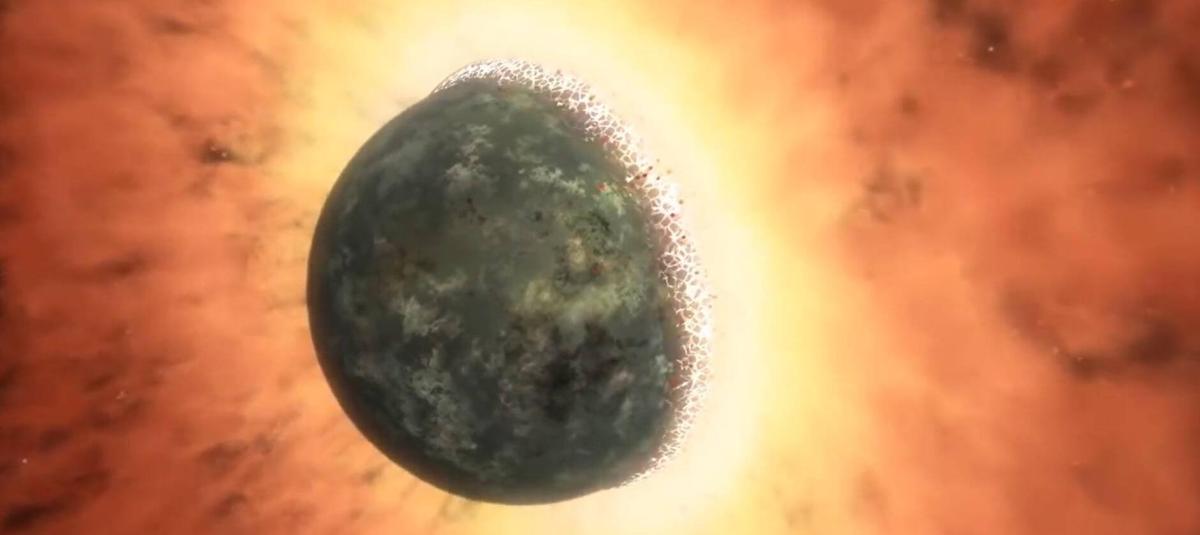 Científicos encuentran planetas que chocaron y solo quedo la atmósfera