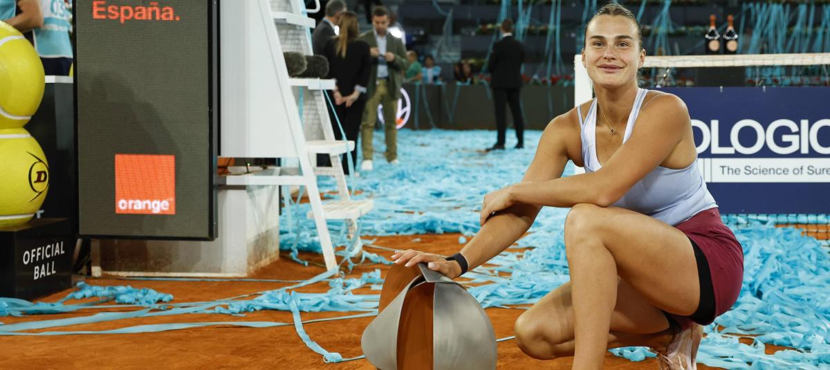 Masters 1000 de Madrid: Aryna Sabalenka, campeona, le ganó a Swiatek