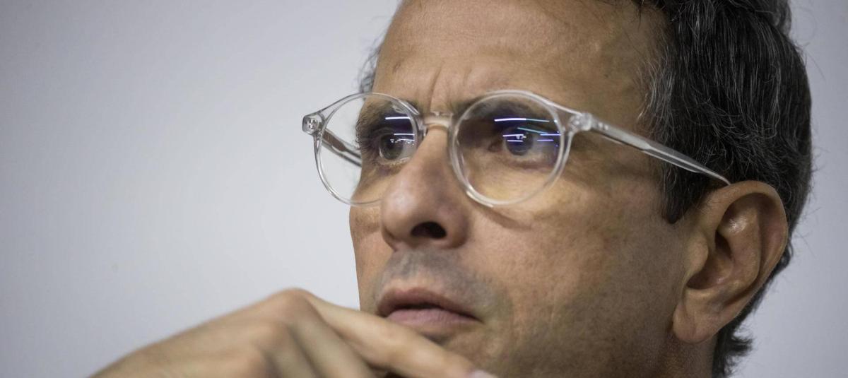 Exclusiva: Henrique Capriles habla sobre por qué le apuesta a ...