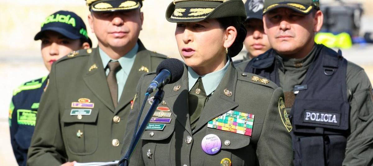General Sandra Hernández de la Policía fue llamada a calificar servicios
