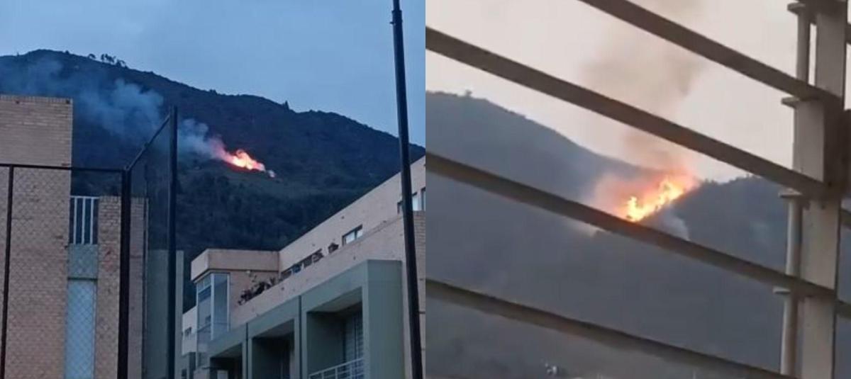 Incendio en Cota Cundinamarca: videos de la emergencia en los cerros