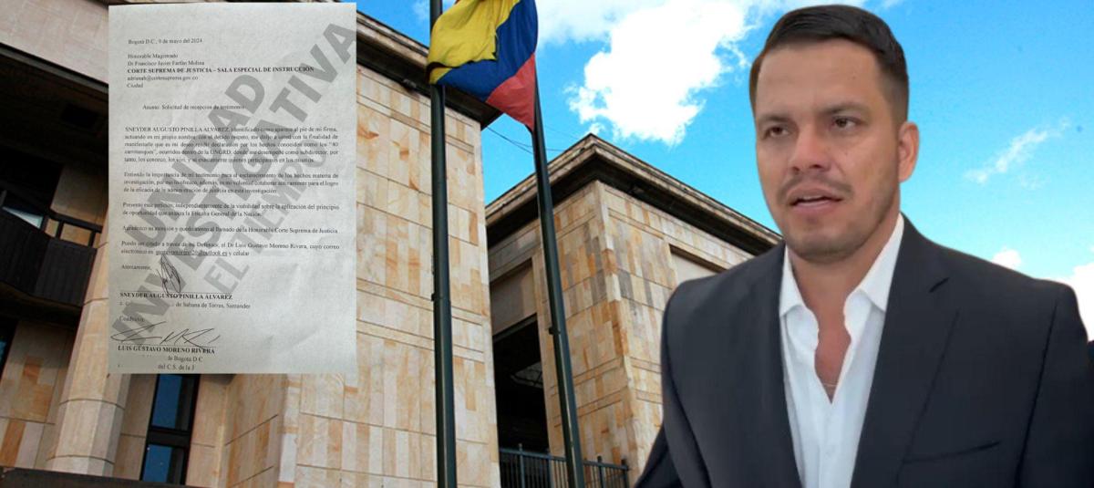 Este es el oficio que Sneyder Pinilla y su defensa radicaron ante la ...