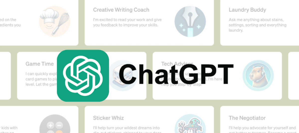Los GPT personalizados llegan a la versión gratuita de ChatGPT