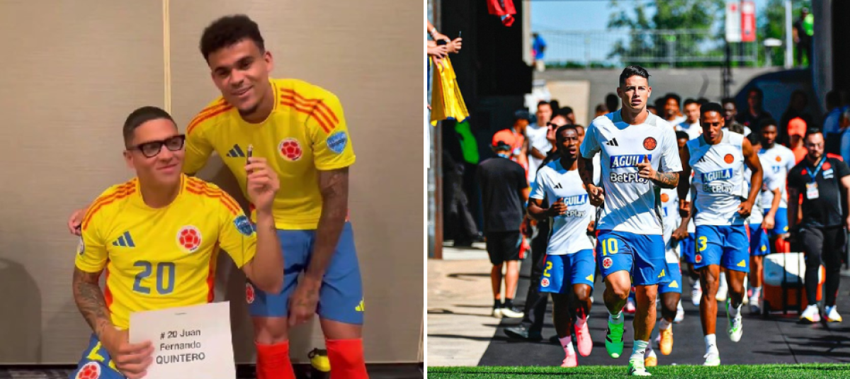 (Video) Luis Díaz y Juan Fernando Quintero interpretan canción para meterle sabor al debut de la ...