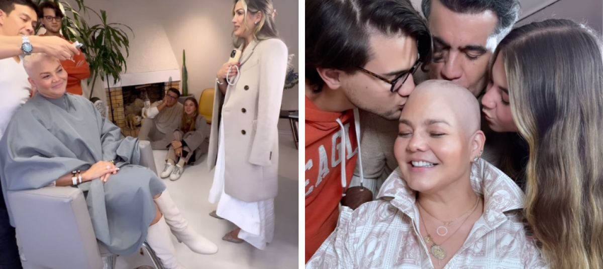 Esposa de Carlos Calero se quitó el cabello tras anunciar que padece ...