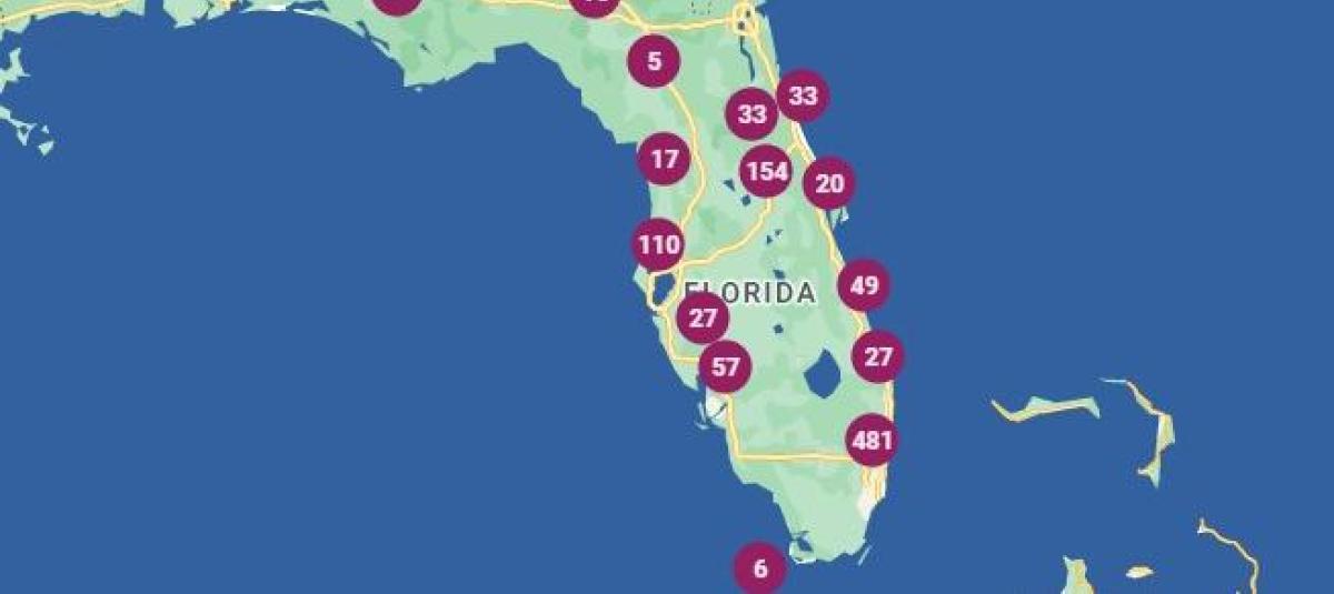 Mapa De Ubicaciones De Walmart En Florida Explora Sawgrass Mills: El