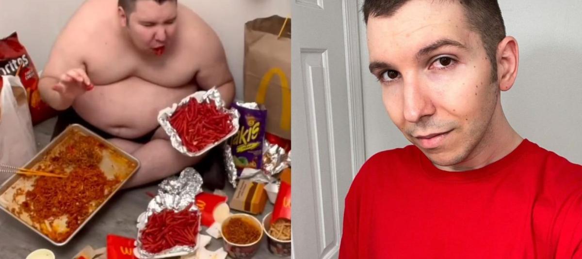 Este youtuber, famoso por comer ‘toneladas’ de chatarra, muestra su ...
