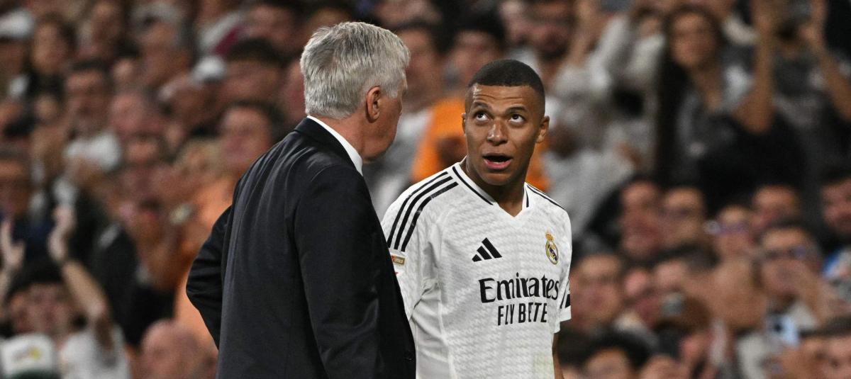 Carlo Ancelotti elogió a Kylian Mbappé y lo retó para llegar al nivel de Cristiano Ronaldo