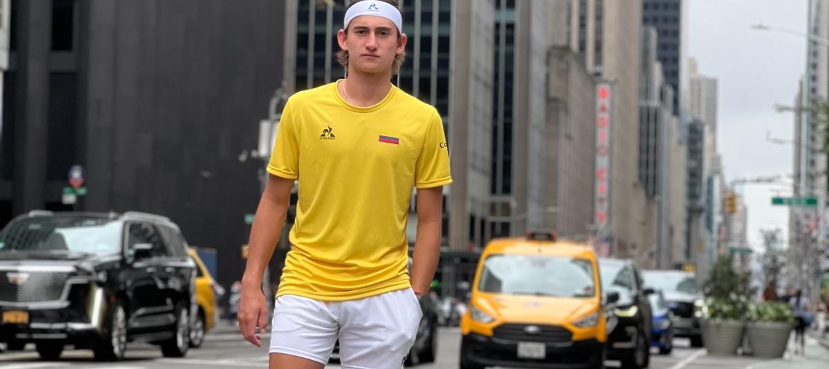Miguel Tobón celebra su primera participación en el US Open, tras un ...