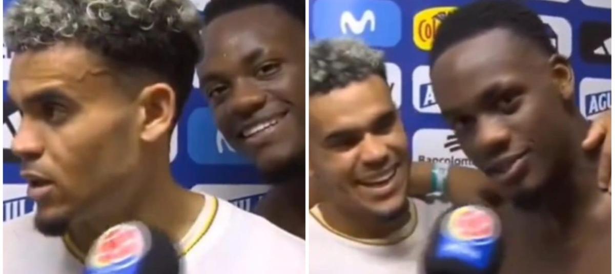 John Jader Durán interrumpió entrevista de Luis Díaz después de la goleada a Chile y lo dejó con ...