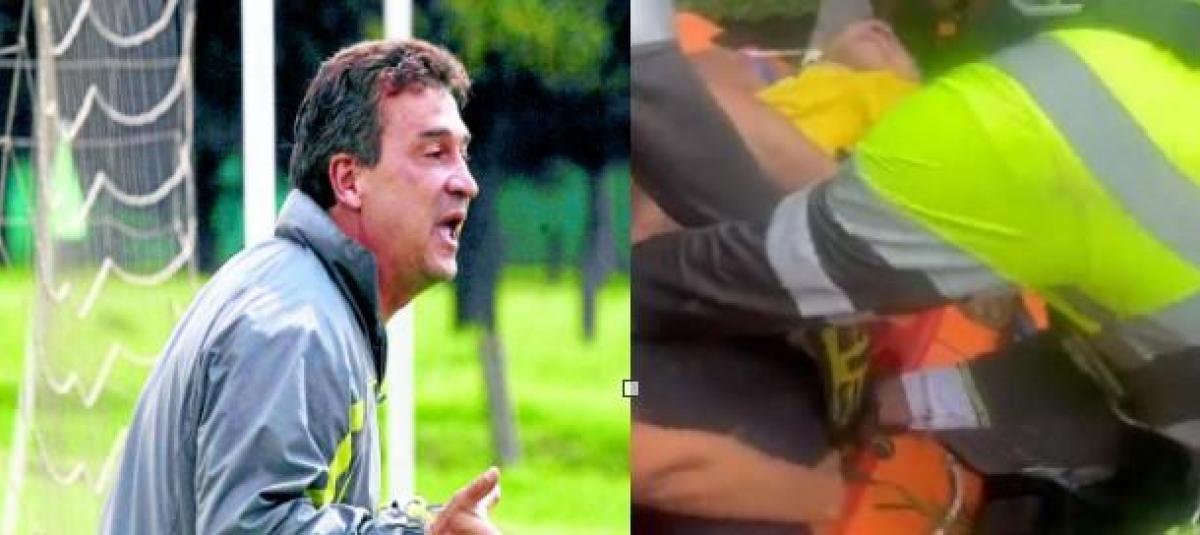 Video | Gabriel Jaime ‘Barrabás’ Gómez tuvo un fuerte accidente: se fue a un hueco mientras iba ...