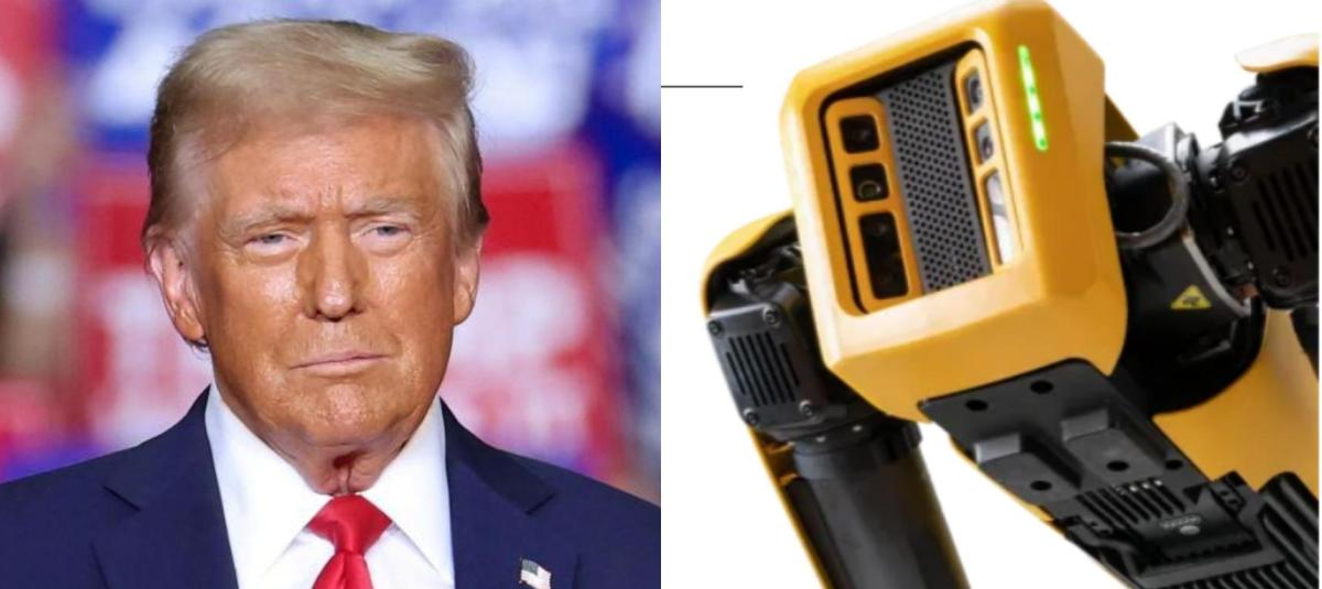 Donald Trump: así son los perros robots que colocó en una de sus ...