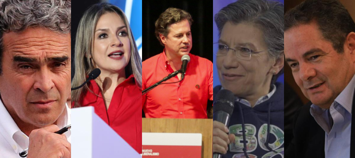 Estos son los cinco precandidatos que lideran la intención de voto de cara a presidenciales del ...
