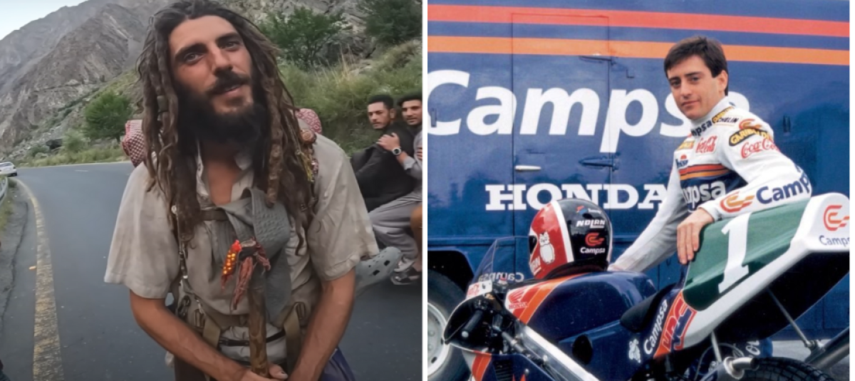 El padre de Axel Pons, el exmodelo y expiloto de Moto2 que ahora camina ...