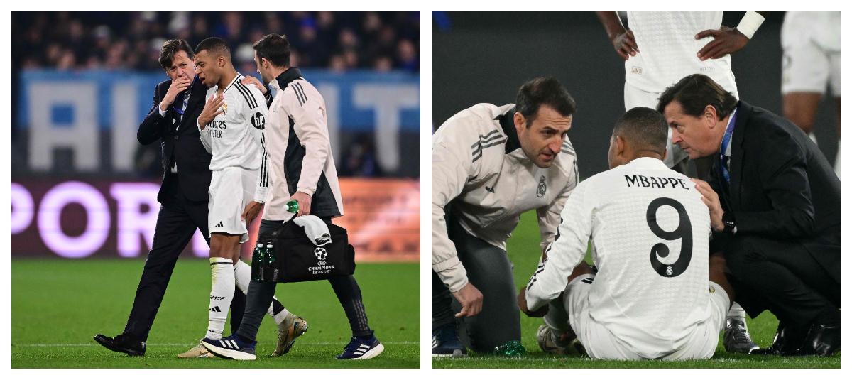 Kylian Mbappé celebra gol, pero se va lesionado, en victoria del Real Madrid: video