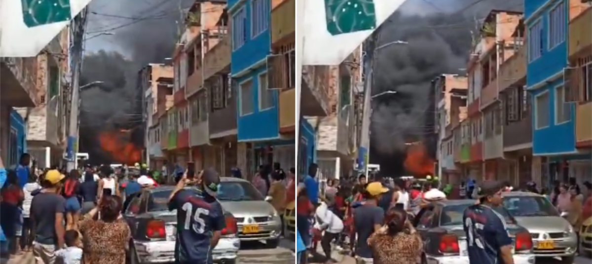 Emergencia por incendio en el barrio Patio Bonito, en Bogotá: esto es ...