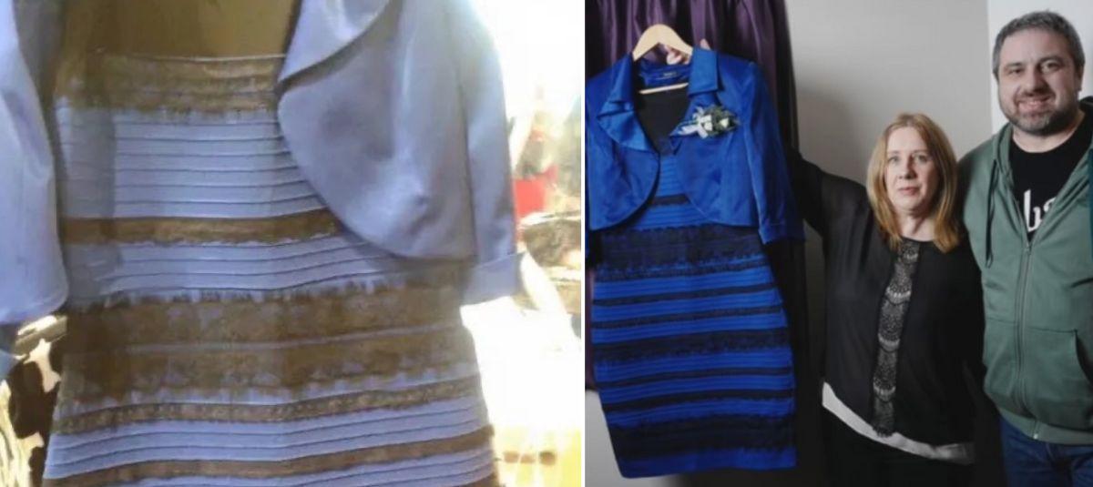 El fenómeno visual y viral del vestido dorado, blanco, azul o negro ...