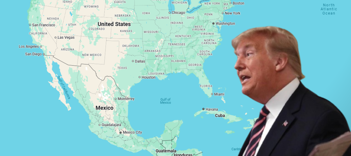 Así se ve el nombre del Golfo de México en Google Maps de cada país del ...