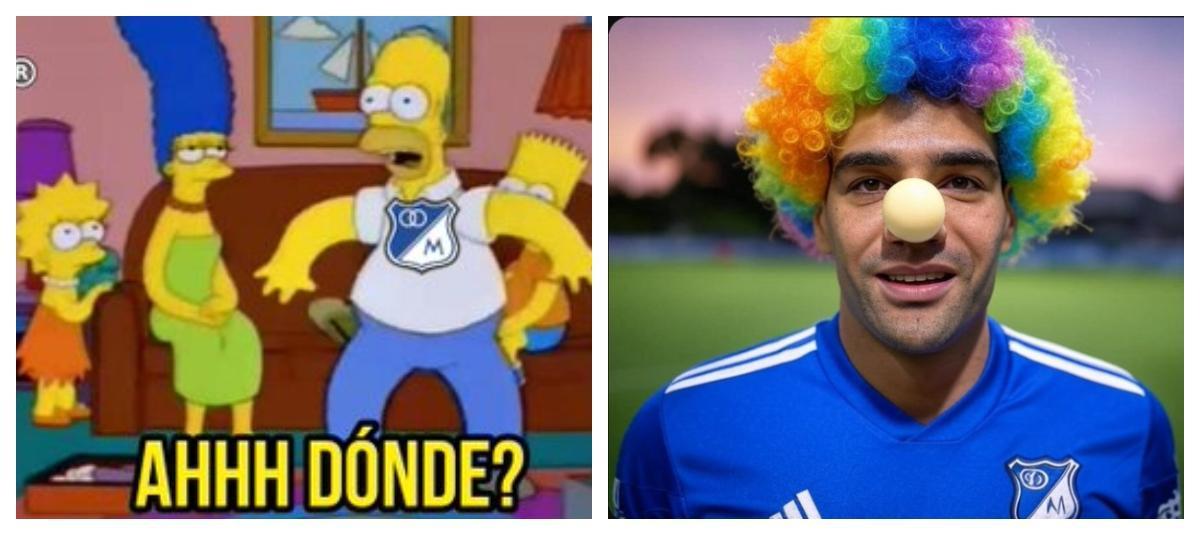Millonarios y Falcao aguantan burlas: los memes no tienen piedad tras ...