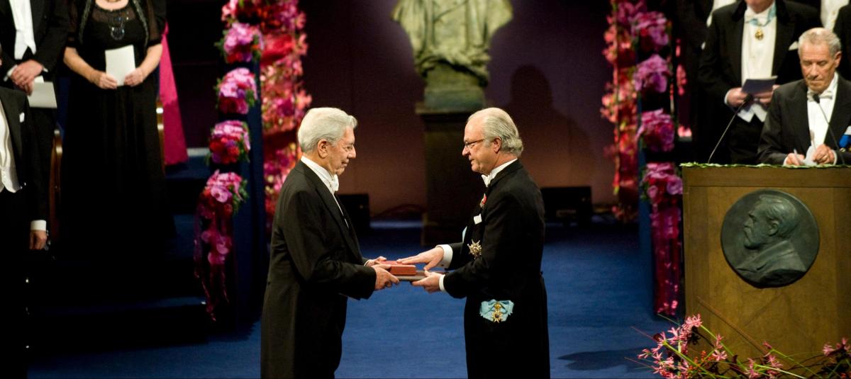 El premio Nobel y el discurso más emotivo de la vida de Mario Vargas Llosa