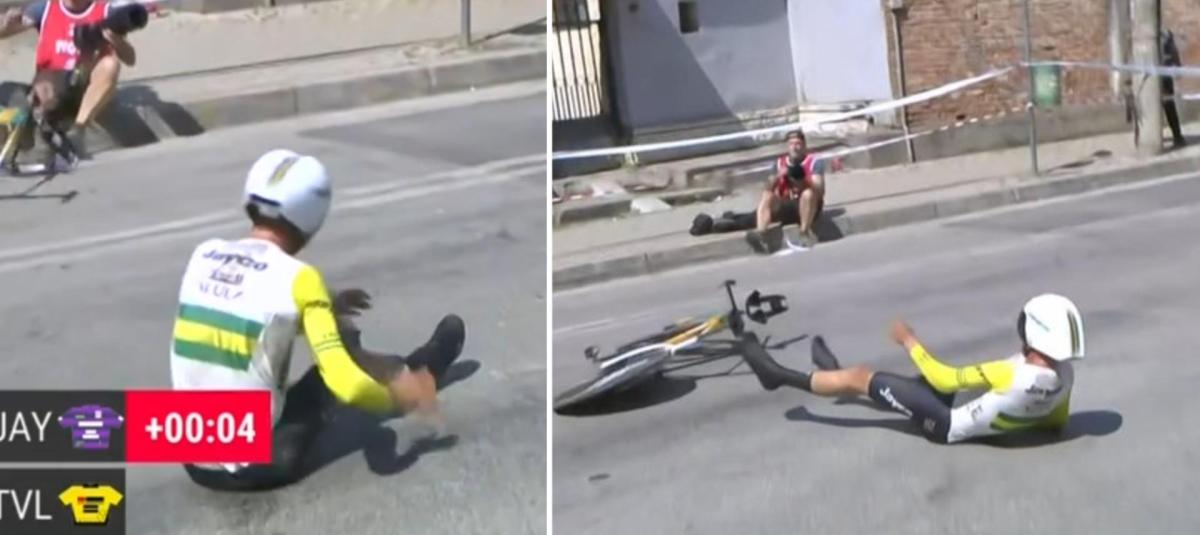 Video | La dura caída de Luke Plapp durante el Giro de Italia 2025: se ...