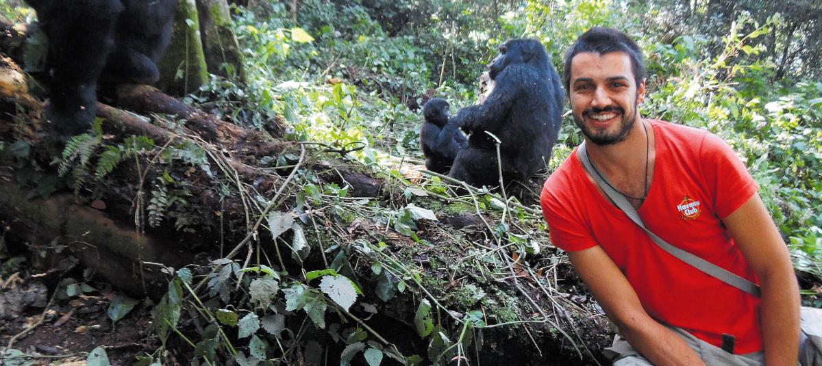 Viajero colombiano Christian Byfield que colecciona sonrisas