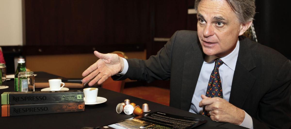Entrevista con el presidente de Nespresso, de Nestlé