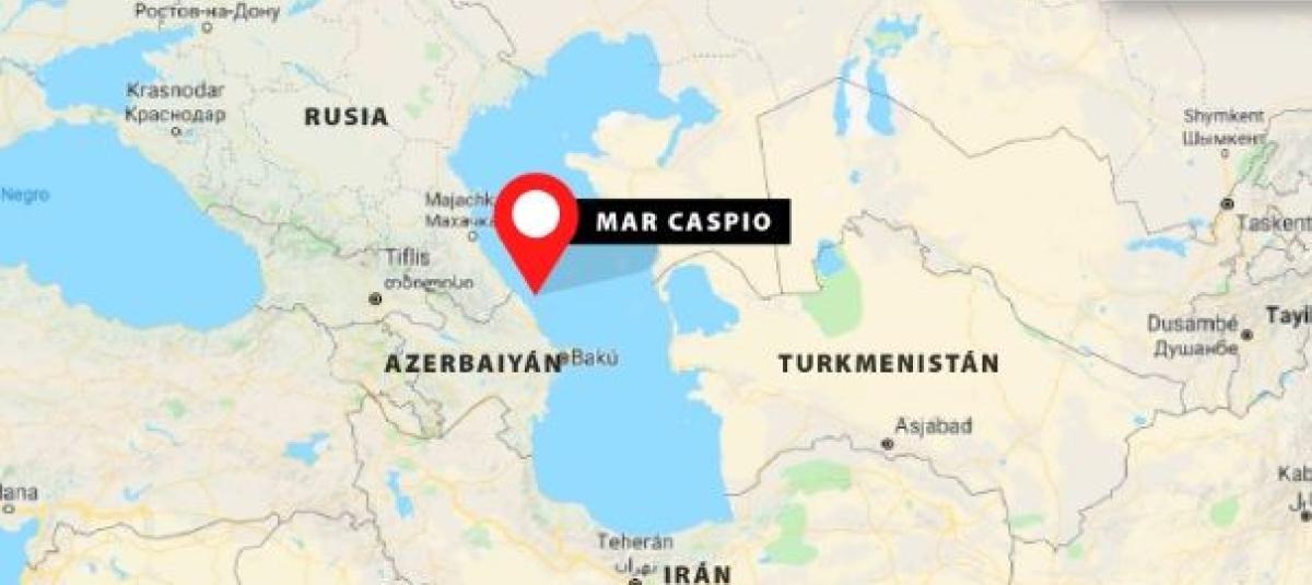 Mar Caspio En El Mapa Del Mundo Por Qué El Lago Más Grande Del Mundo