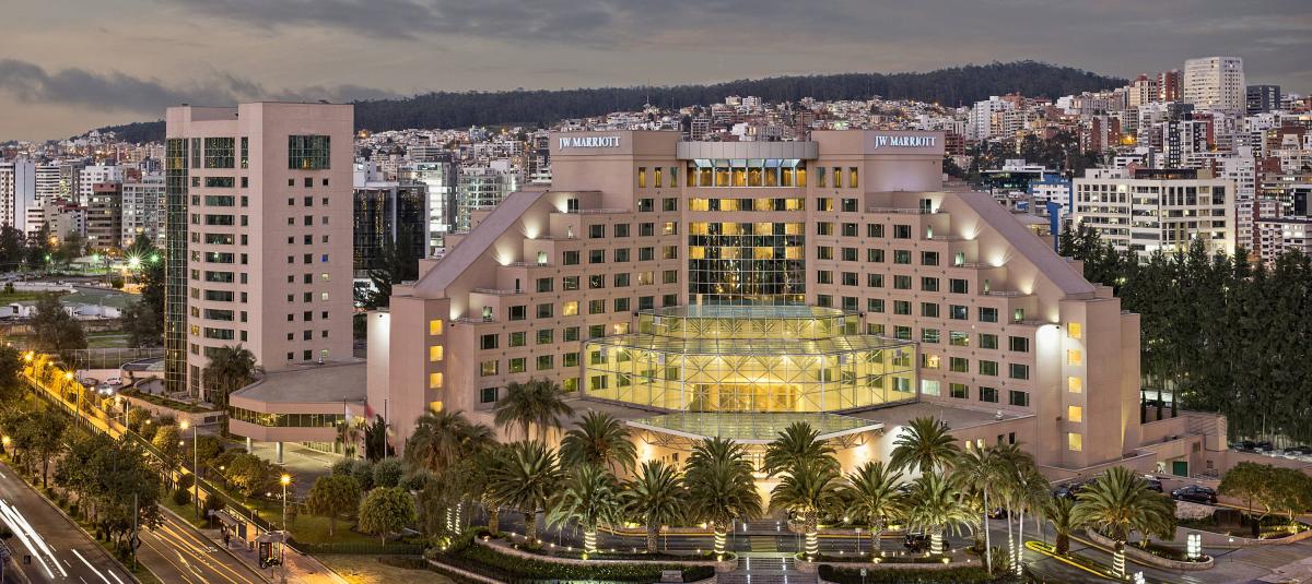 JW Marriott en Quito y Courtyard by Marriott en Guayaquil, de celebración
