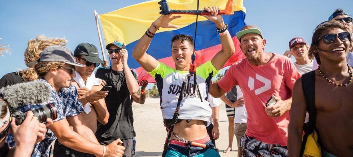 El colombiano Valentín Rodríguez ganó el Tour Mundial de Kitesurf Freestyle