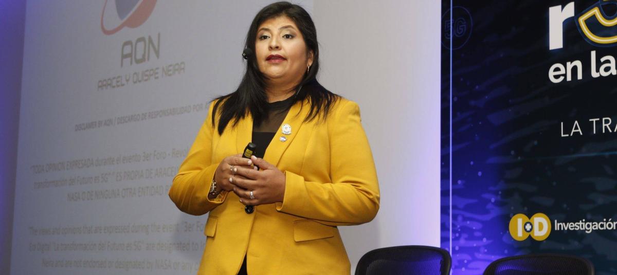 Aracely Quispe habla de su trabajo como ingeniera espacial de la Nasa
