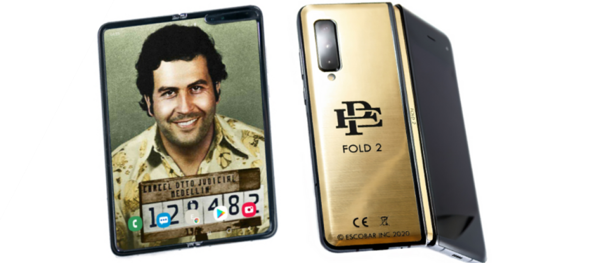 Escobar Fold 2: El teléfono plegable que hace alusión a Pablo Escobar