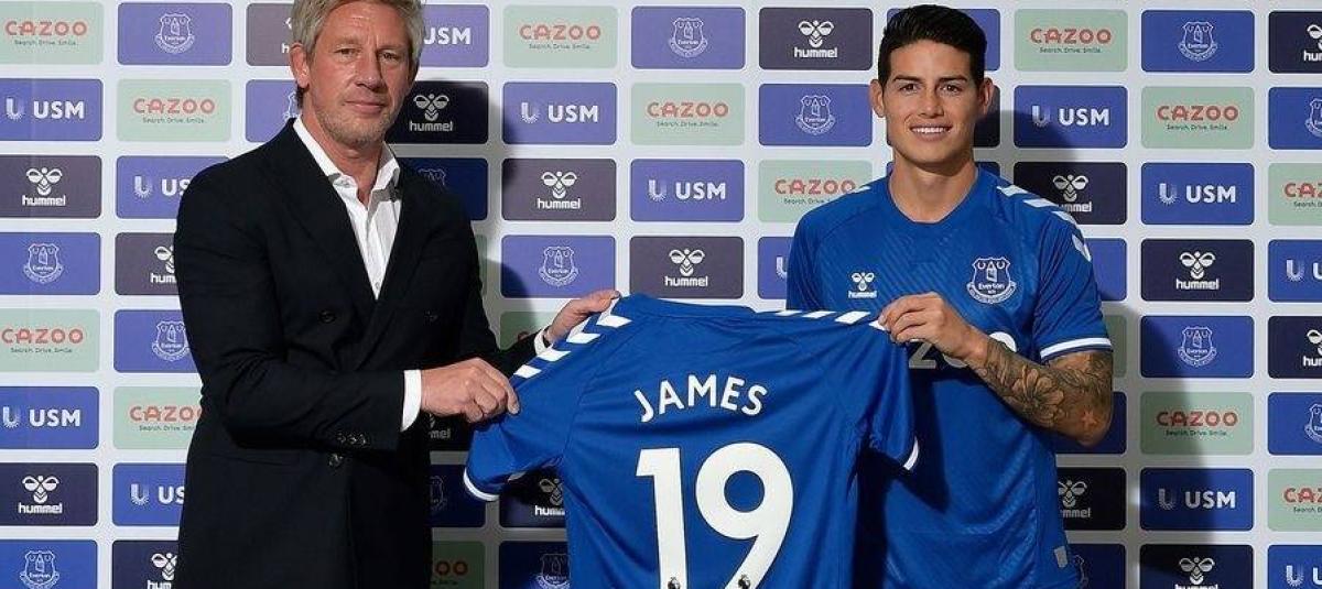 James Rodríguez: el calendario del Everton en la Premier League