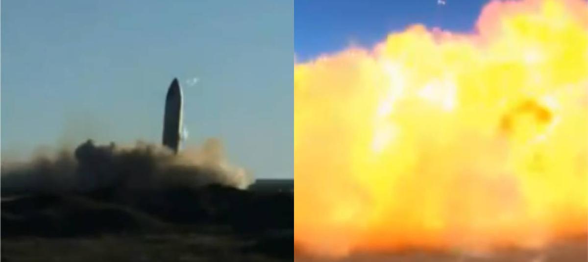 SpaceX: video: Nave SN8 explota cuando intentaba aterrizar