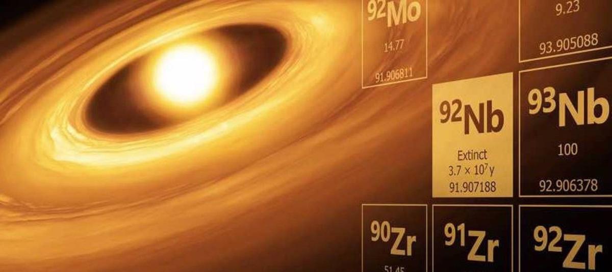 Un átomo extinto revela secretos en la génesis del Sistema Solar