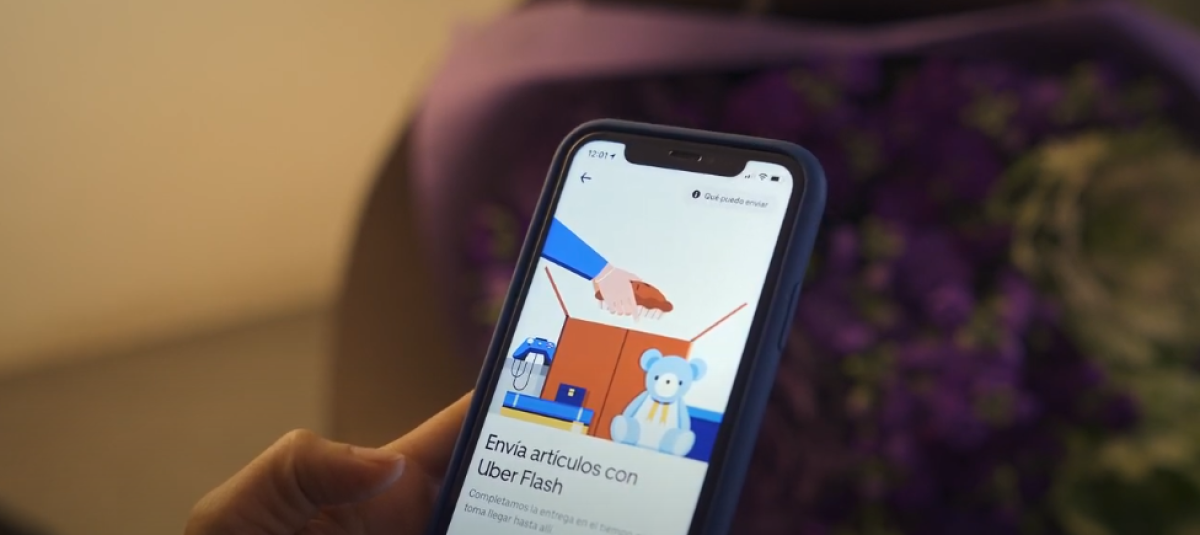 Así puede hacer envíos con Uber Flash