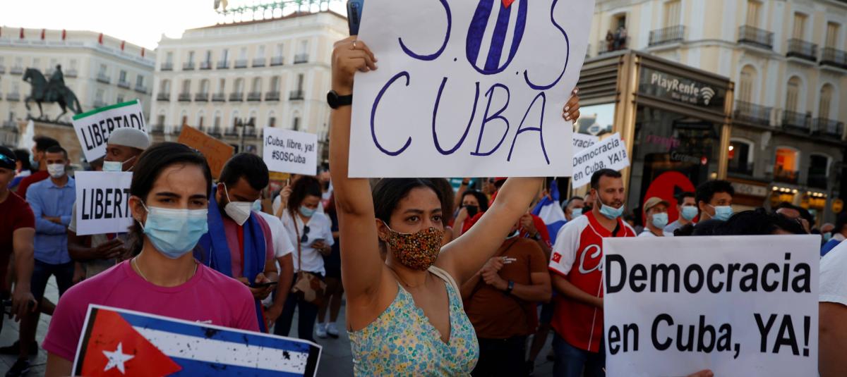 Protestas por apagones eléctricos en Cuba
