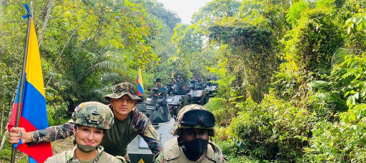 Michelle Arce, primera mujer en ser comandante en el Ejército Nacional