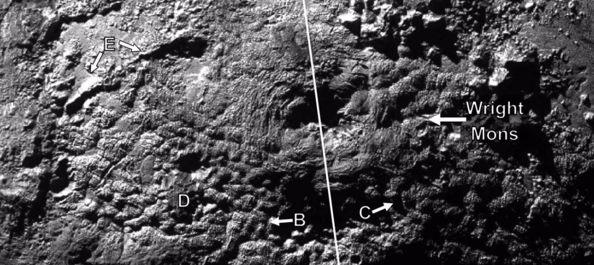 Plutón tiene volcanes de hielo nunca antes vistos en el Sistema Solar