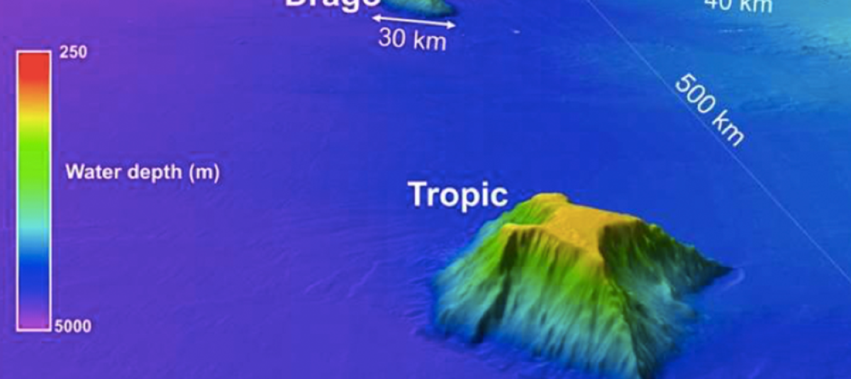 El Monte Tropic, el tesoro bajo el agua que busca la industria tecnológica