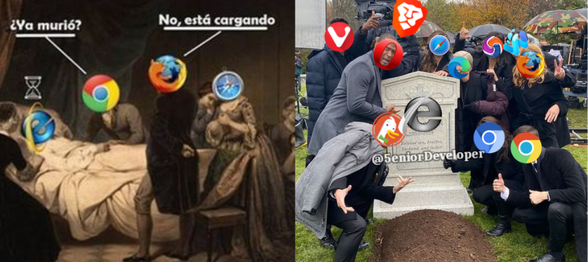 Los memes que dejo la salida de Internet Explorer