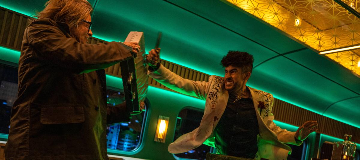 Brad Pitt y Bad Bunny, estrellas de acción en Tren bala