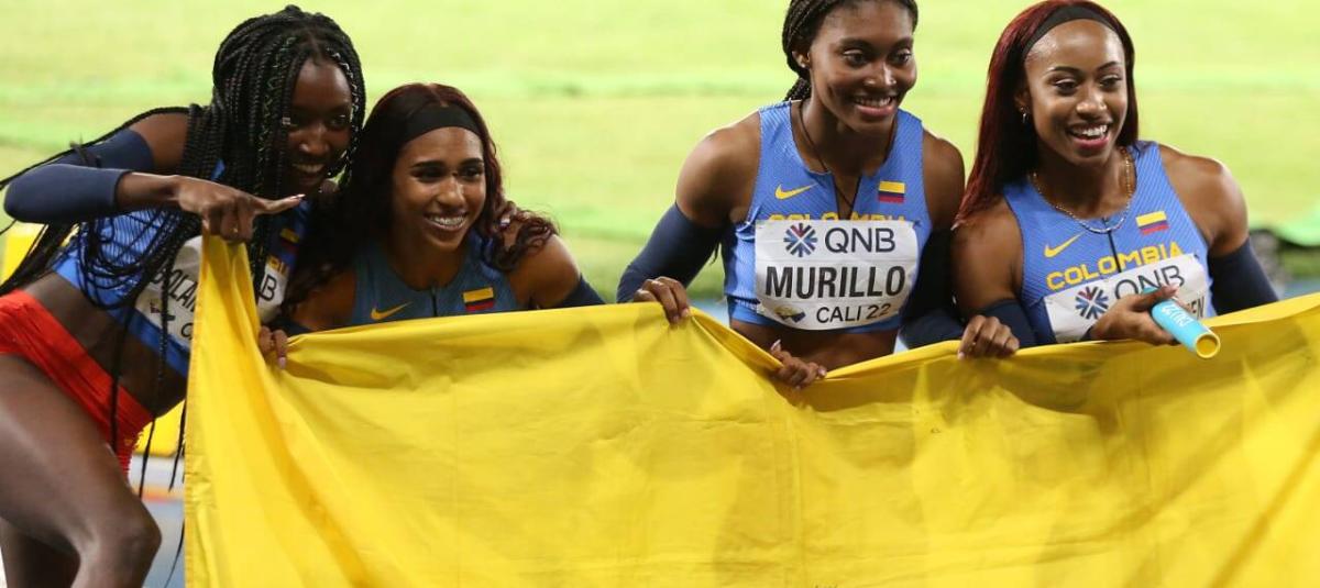 Colombia ganó bronce en el relevo 4x100 del Mundial de Atletismo Sub-20