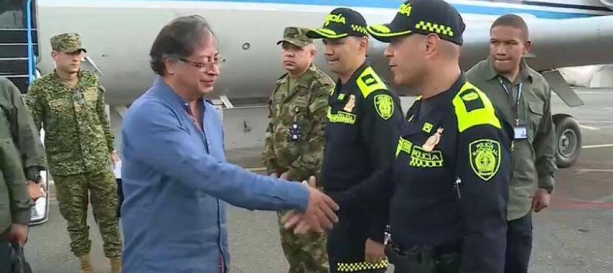 Petro lideró reunión de seguridad en Santa Marta