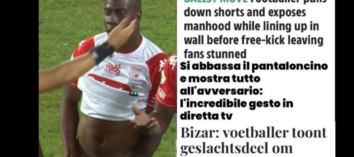 Geisson Perea: foto bajándose pantaloneta es portada en todo el mundo