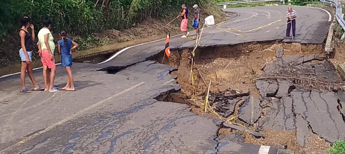 Atlántico: vía Guaimaral - Tubará colapsó por lluvias