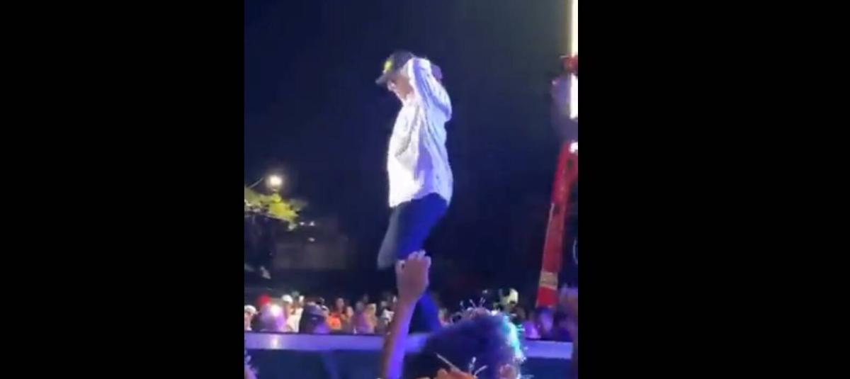 William Dau: el alcalde de Cartagena muestra su 'flow' en tarima
