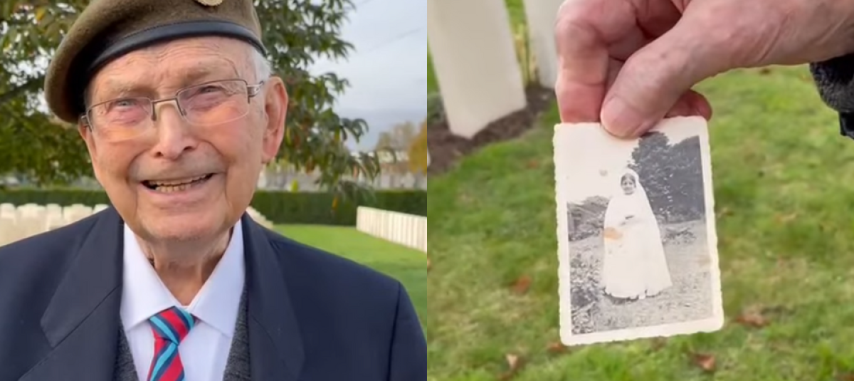 Veterano de la Segunda Guerra Mundial se reencuentra con joven tras 78 años