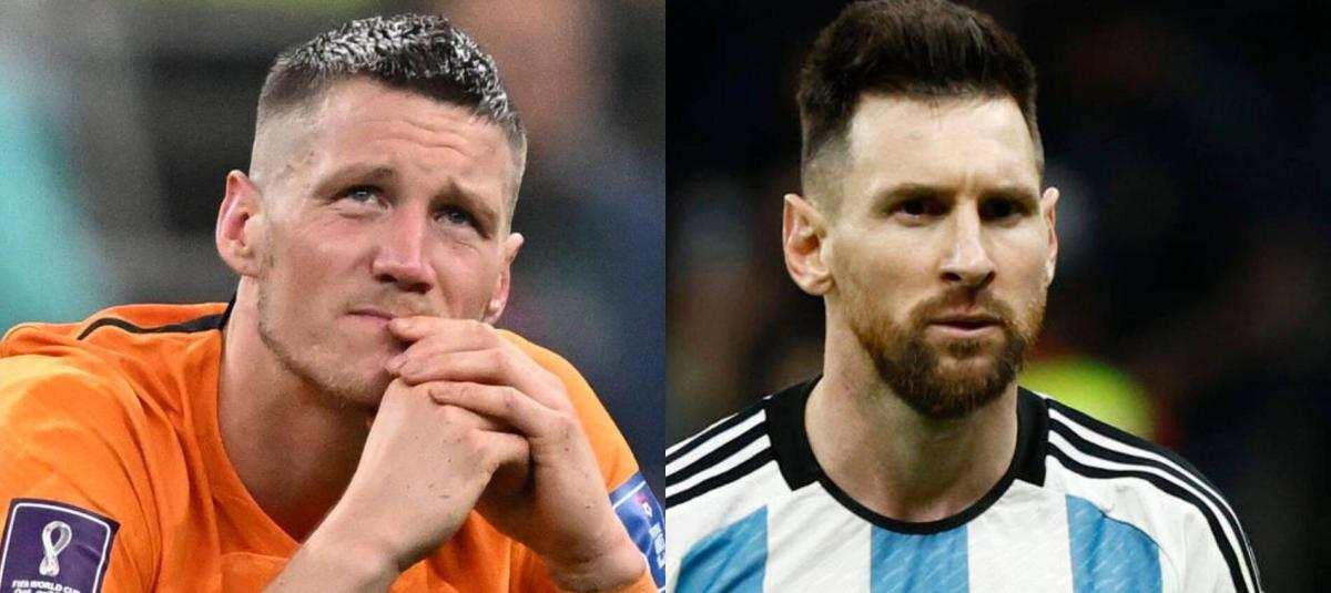 Wout Weghorst le respondió a Lionel Messi tras el qué miras, bobo’